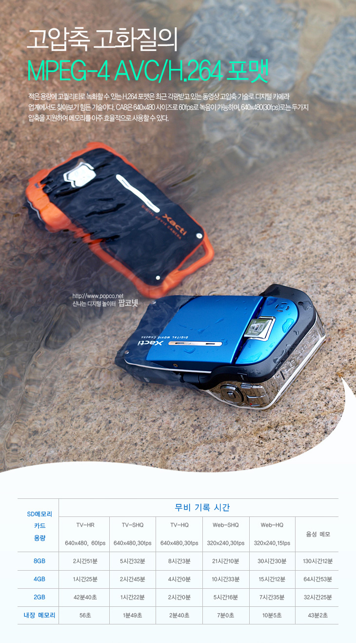 여름철 물놀이용 필수 아이템 '산요 작티 CA8' : 다나와 DPG는 내맘을 디피지